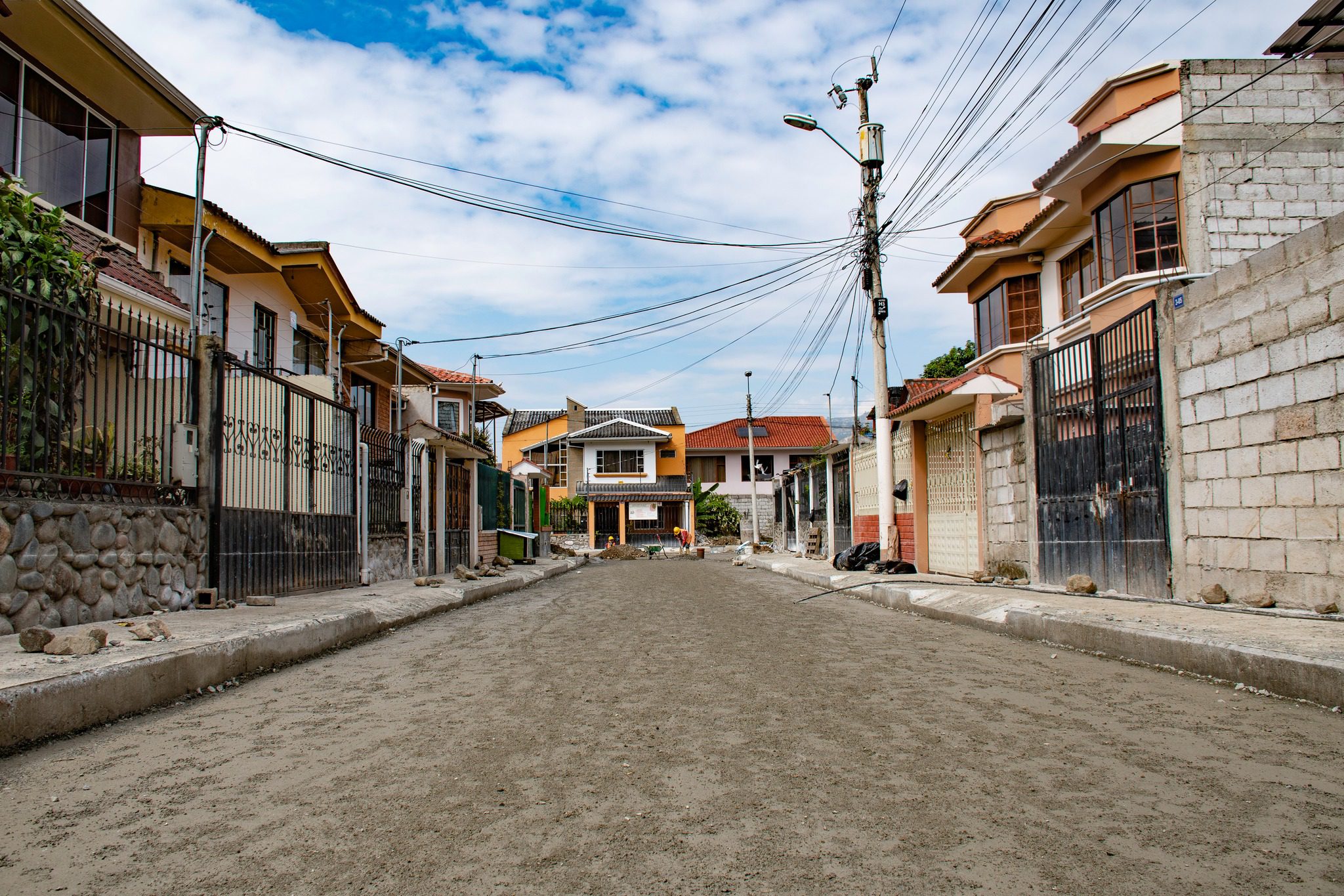 LA CALLE JOSÉ JOAQUÍN PALACIOS, EN EL BARRIO LOS SAUCES, ESTÁ LISTA ...